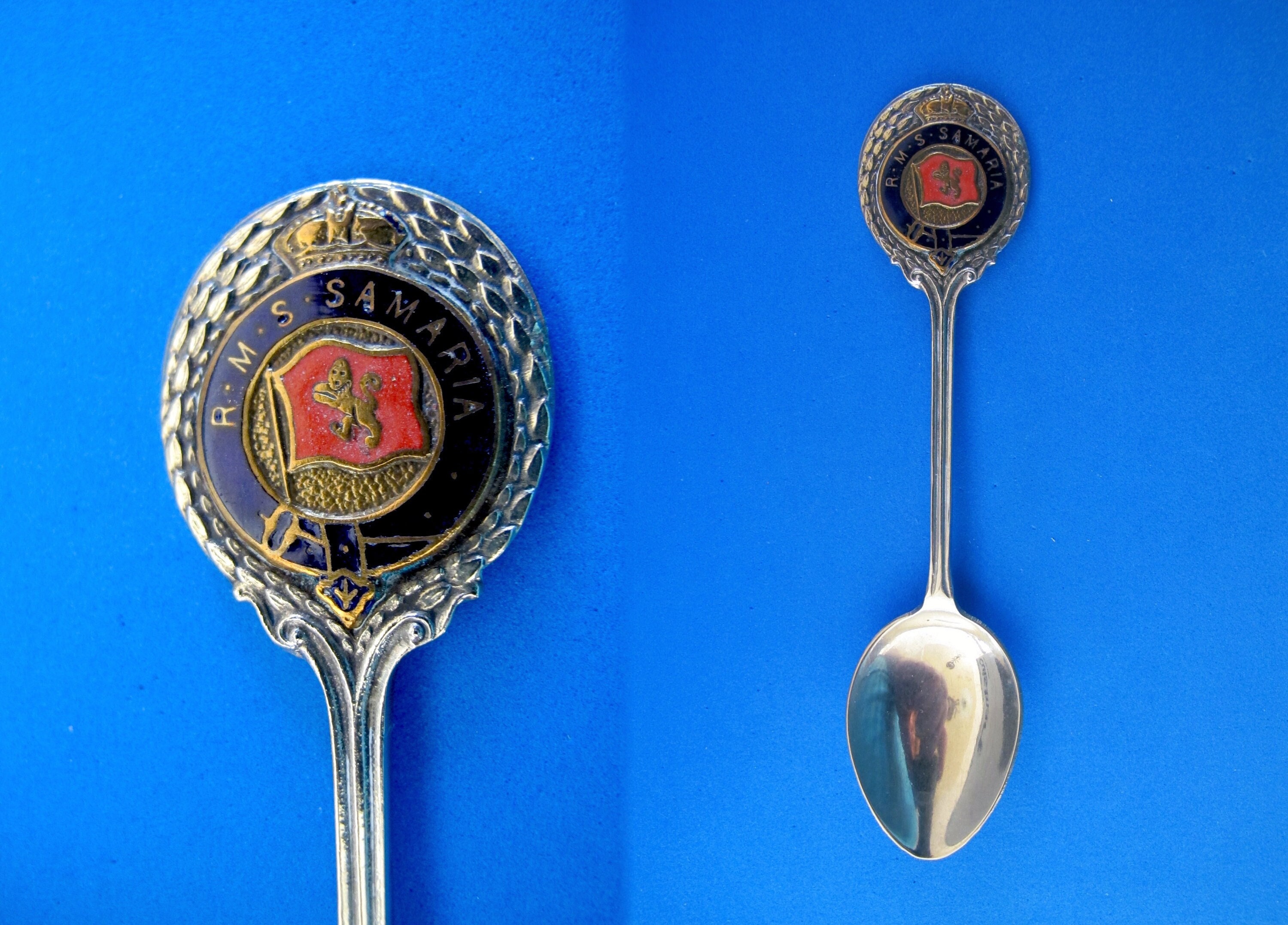 RMS SAMARIA SHIP Souvenir Collector Spoon Vintage Collectible - Etsy