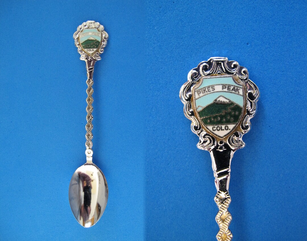 PIKES PEAK COLORADO Souvenir Collector Spoon Vintage - Etsy