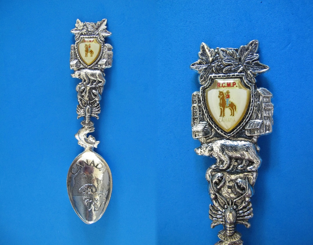 CANADA RCMP Royal Canadian Mounted Police Souvenir Collector Spoon ...