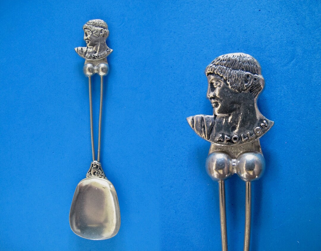 APOLLO Greek GOD Souvenir Collector Spoon Vintage Collectible - Etsy
