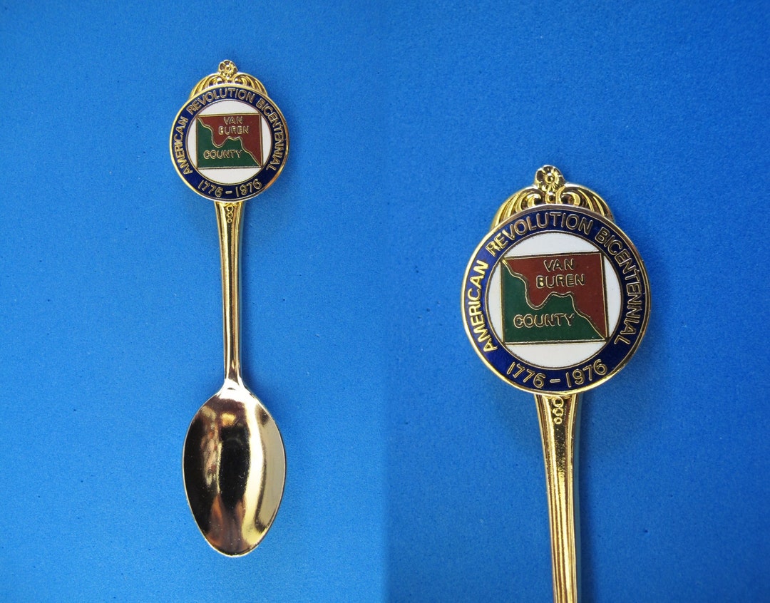 American Revolution Bicentennial VAN BUREN County USA Souvenir ...