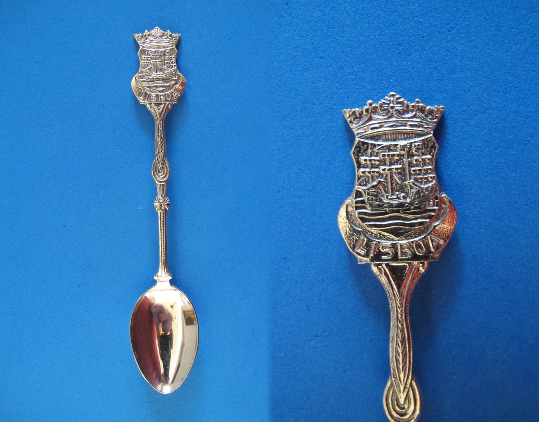 LISBON PORTUGAL Souvenir Collector Spoon Vintage Collectible Portuguese ...