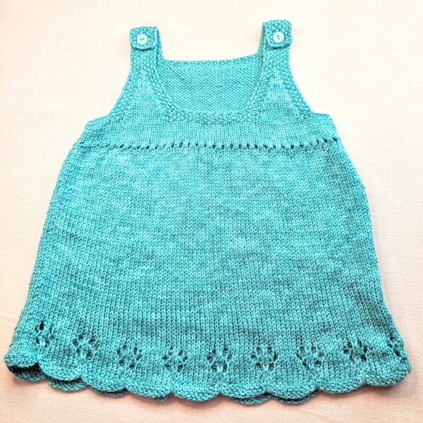 Girls Knit Dress Pattern - Etsy