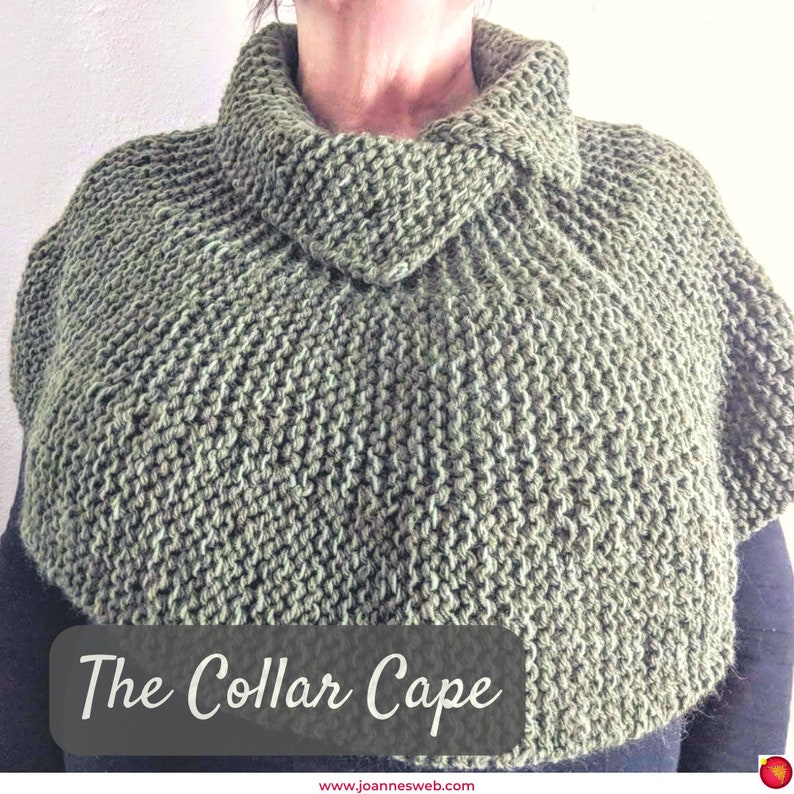 Cape Collection Knitting Patterns With Video Tutorials - Etsy