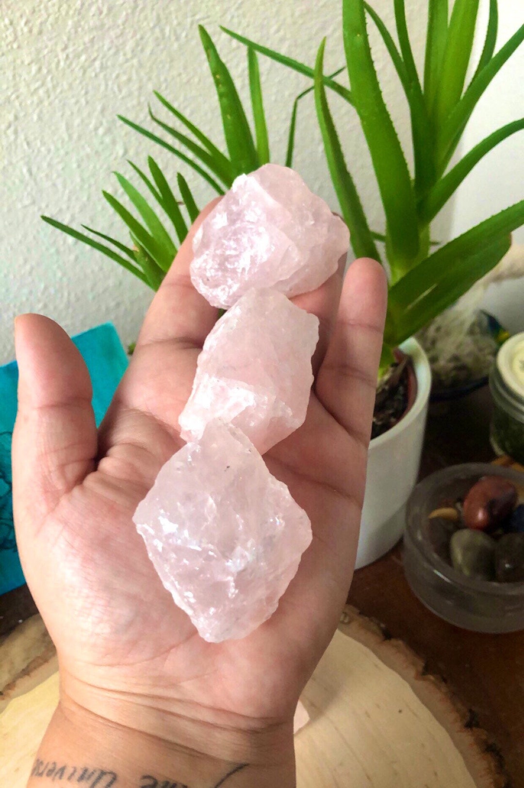 Large Rose Quartz, Raw Rose Quartz, Rose Quartz, Crystals, Rough ...