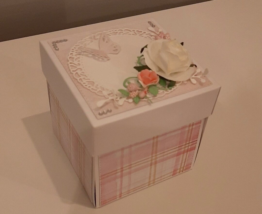 Christening Expandable Box Exploding BOX Greeting Card Box - Etsy