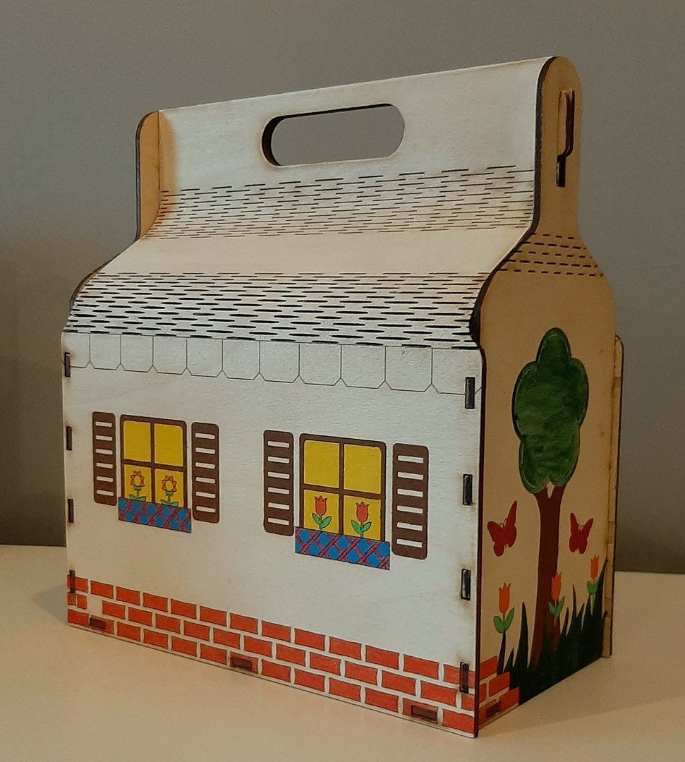 Gift Box, Digital File Dxf Cdr Pdf Svg Ai, 3 Mm Thickness Project ...