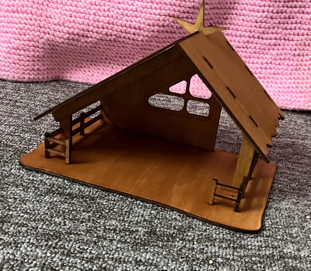 Nativity Scene Digital File S Laser Cut, Christmas Nativity Scene ...