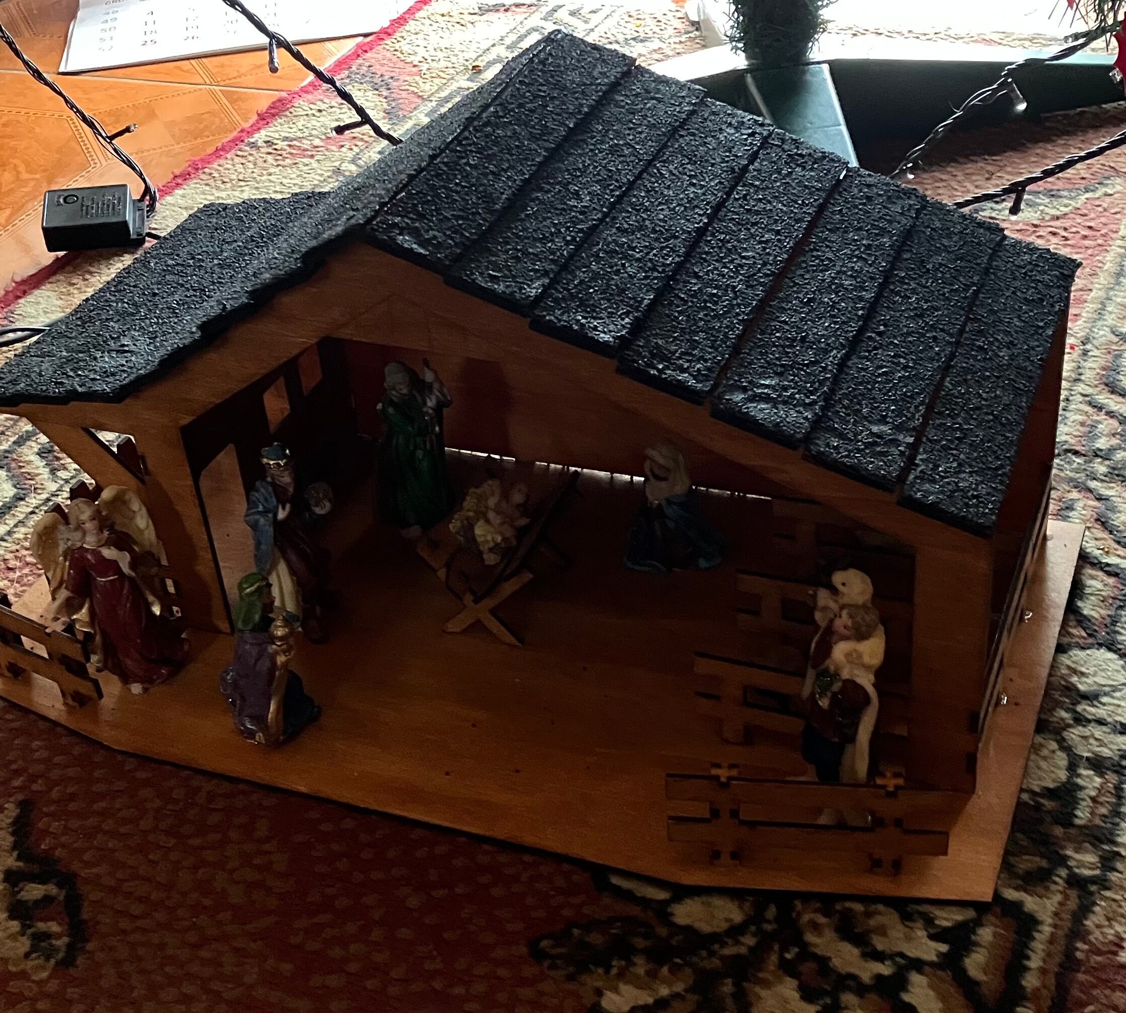 Christmas Nativity Scene, Digital File Dxf Pdf Cdr Ai Svg, Design ...