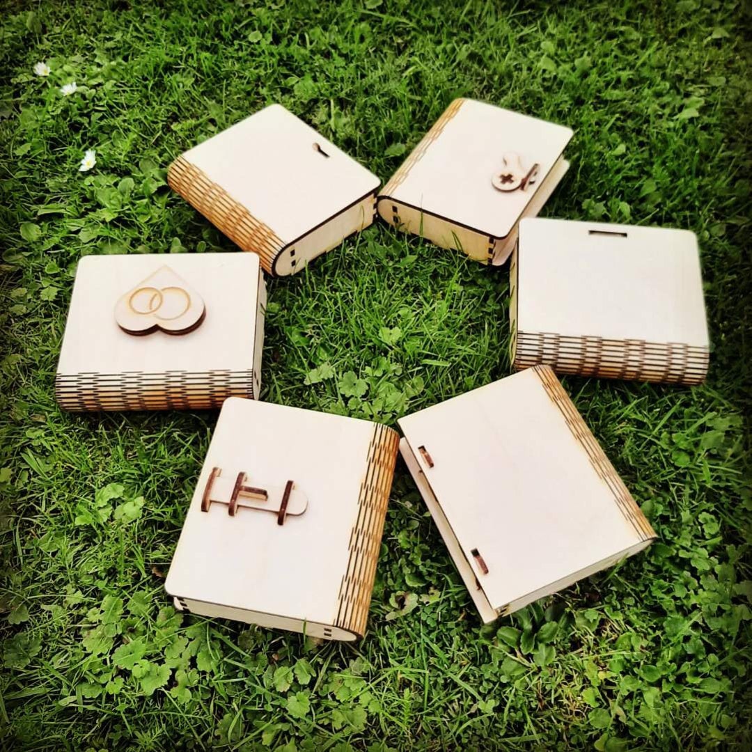 Gift Box for Gifts Card Etc, Openable Box With Lock, Digital File Dxf ...