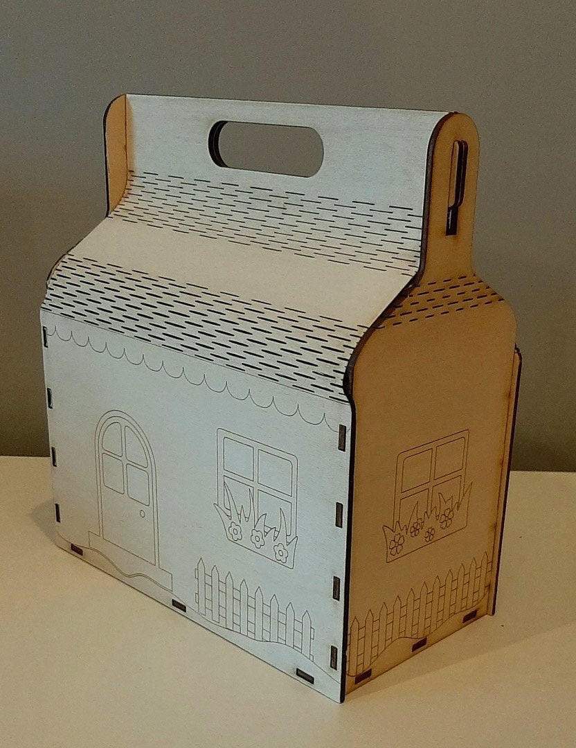 Gift Box, Digital File Dxf Cdr Pdf Svg Ai, 3 Mm Thickness Project ...