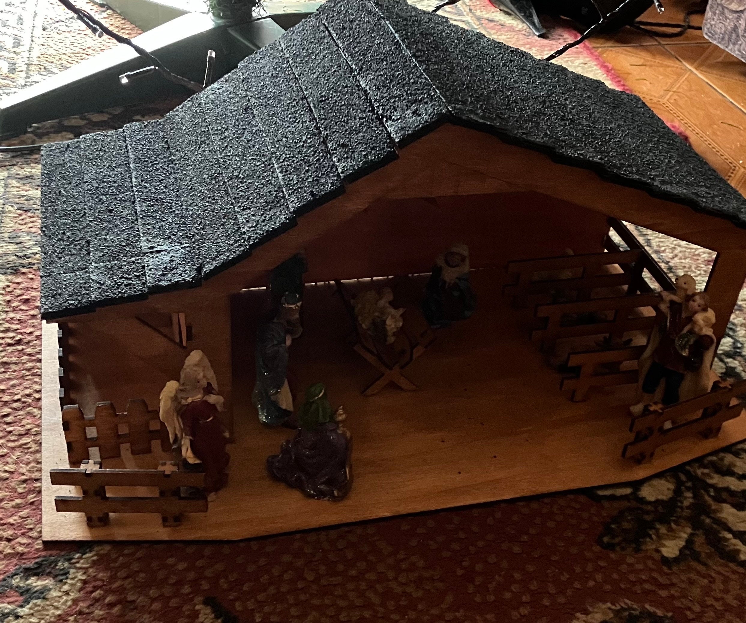 Christmas Nativity Scene, Digital File Dxf Pdf Cdr Ai Svg, Design ...