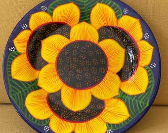 Sunflower Plate - Etsy UK