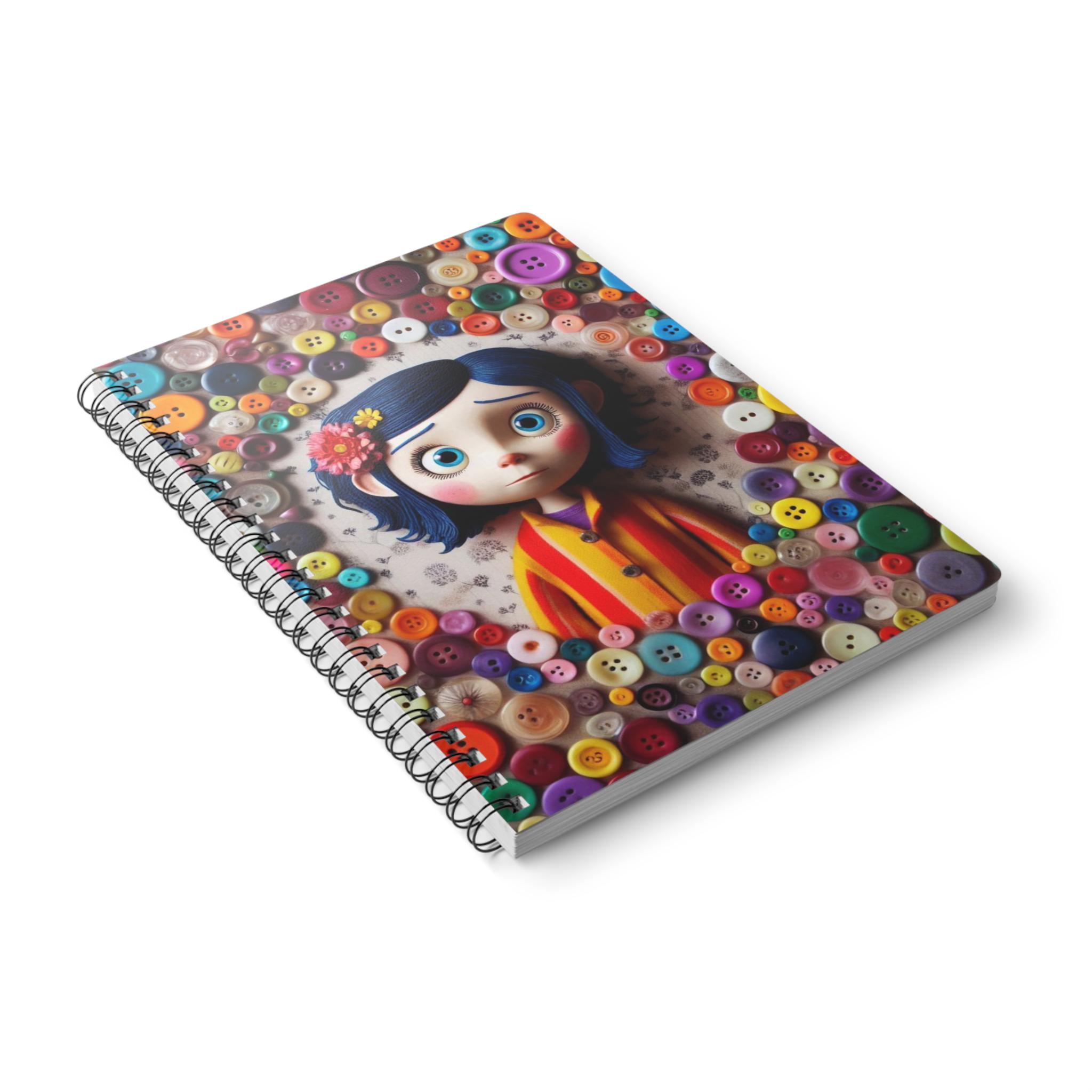 Softcover Coraline Tim Burton Movie Style Notebook Planner Journal - A5 ...
