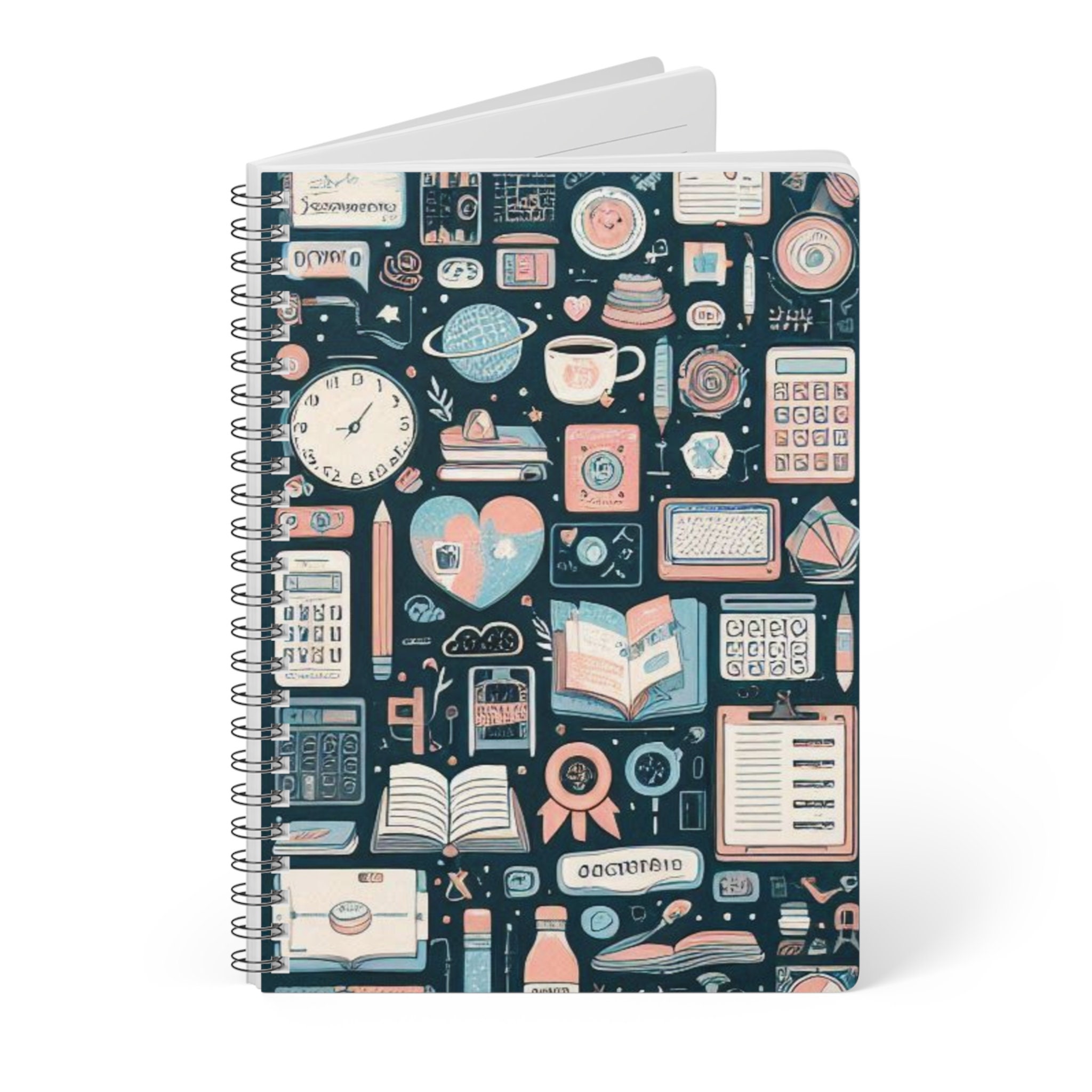 College Study Planner University Course Wirebound Softcover Notebook ...