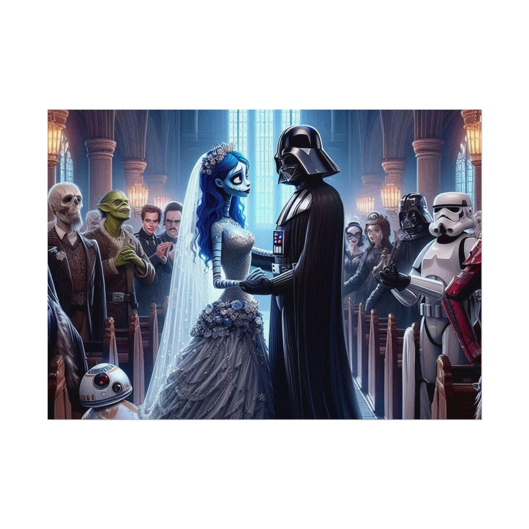 Rolled Posters Star Wars Darth Vader Emily Corpse Bride Home Decor Gift ...