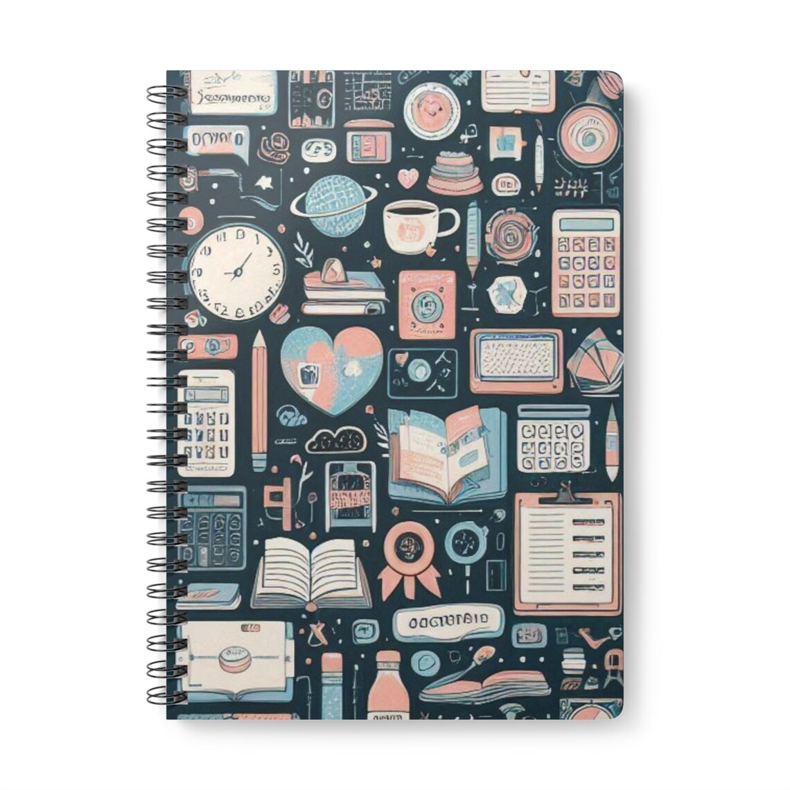 College Study Planner University Course Wirebound Softcover Notebook ...