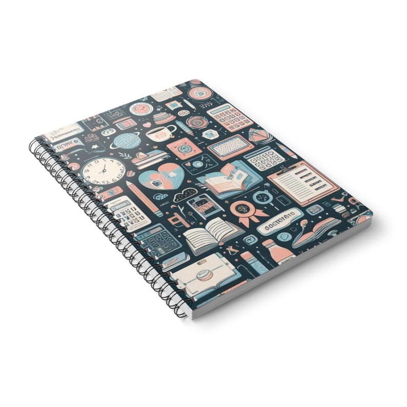 College Study Planner University Course Wirebound Softcover Notebook ...