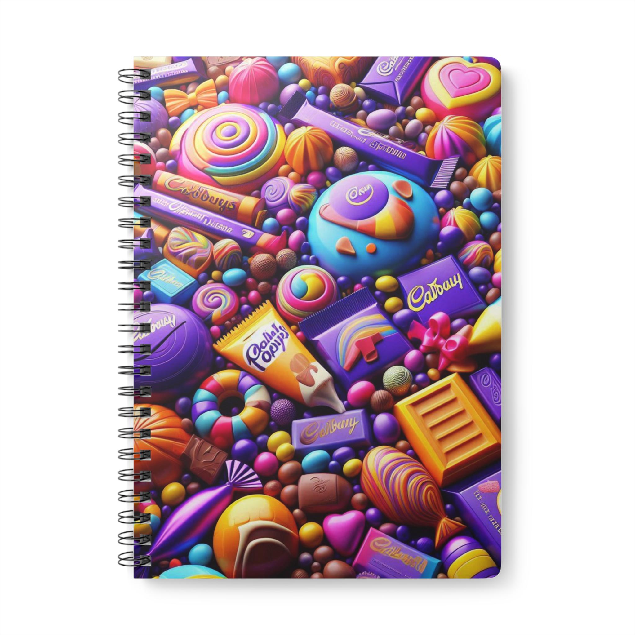 Notebook Journal, British Chocolate Inspired Planner, A5 Wirobound ...