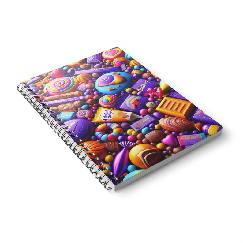 Notebook Journal, British Chocolate Inspired Planner, A5 Wirobound ...
