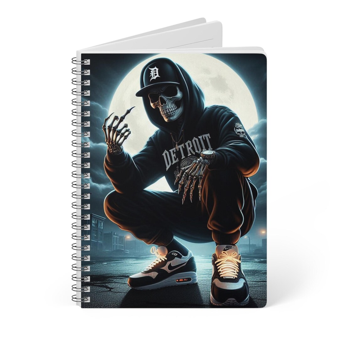 Journal, Detroit Rapper Inspired Notebook Planner, A5 Softcover Diary ...