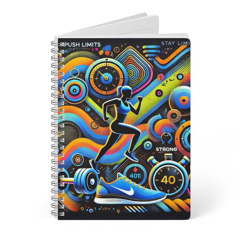 Fitness Journal, Workout Planner, Gym Diary, Exercise Log, Push Limits ...