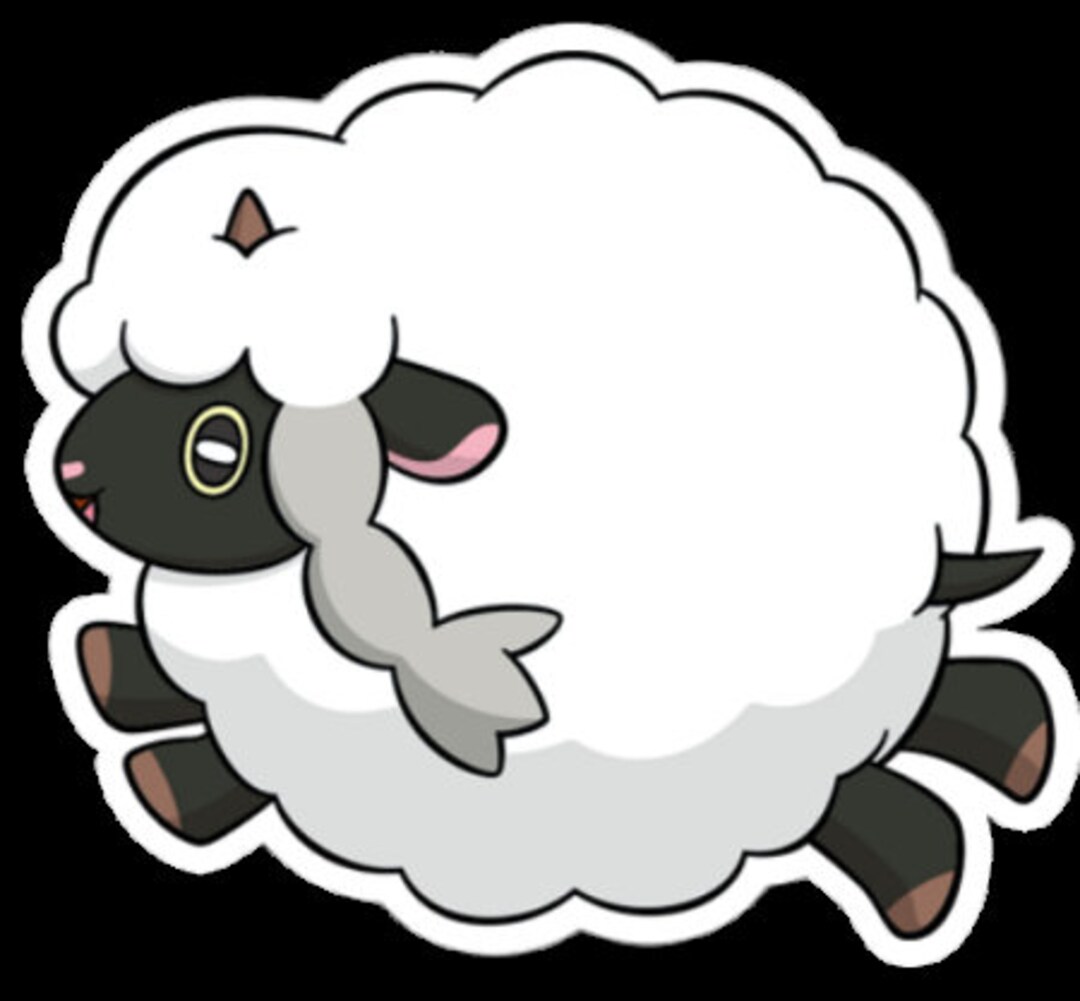 Pokemon Go in Game Stickers Wooloo - Etsy