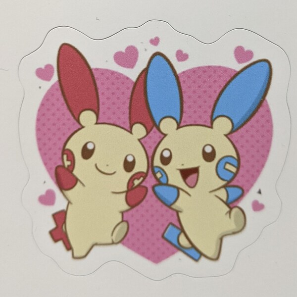 Plusle and Minun - Etsy
