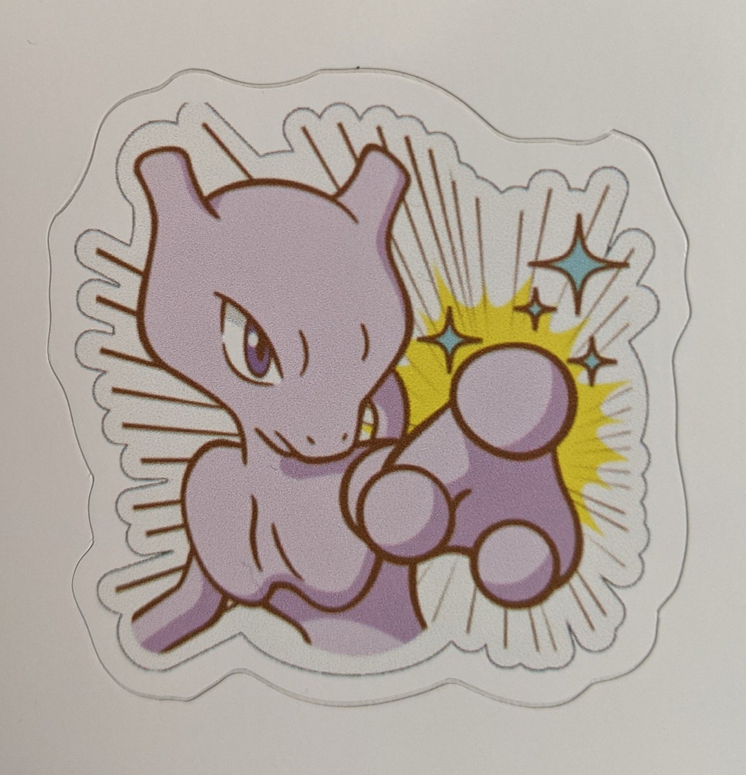 Pokemon Go in Game Stickers Mewtwo - Etsy