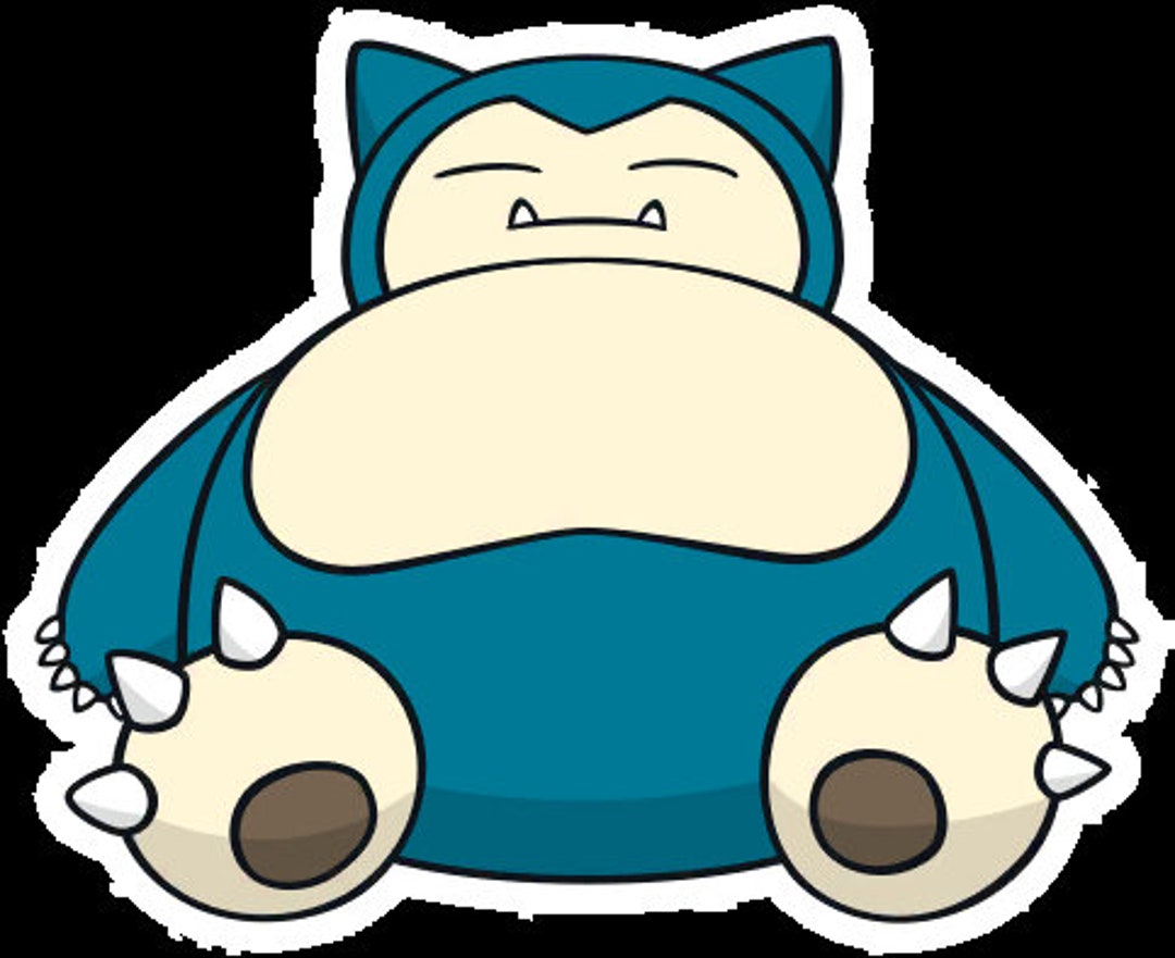 Pokemon Go in Game Stickers Snorlax - Etsy