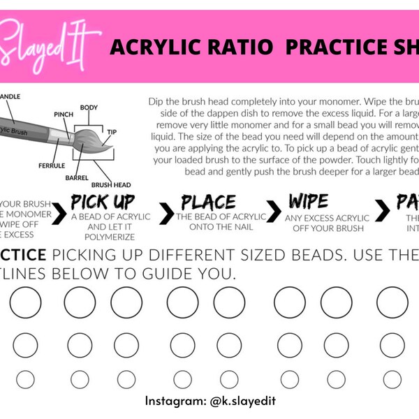 Acrylic Nail Ratio - Etsy