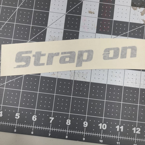 Strap on Decal - Etsy