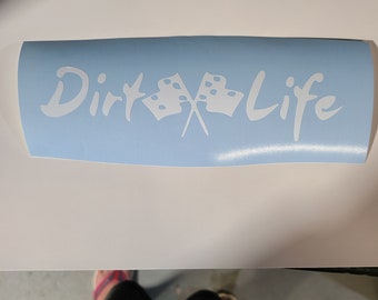 Dirt Life Sprint Car Racing Die Cut Vinyl Decal Sticker for - Etsy