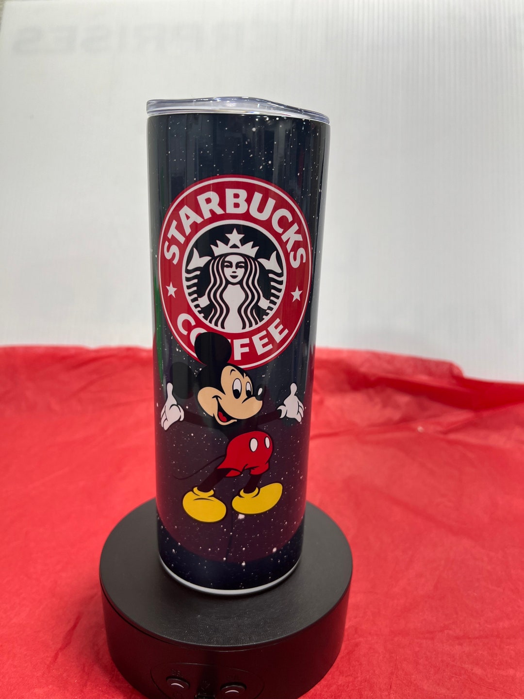 Starbucks With Mickey Mouse Skinny Tumbler - Etsy