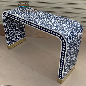 Handmade Bone Inlay Wooden Modern Console Table Livingroom Table ...