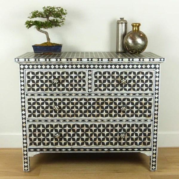 Bone Inlay Dresser - Etsy