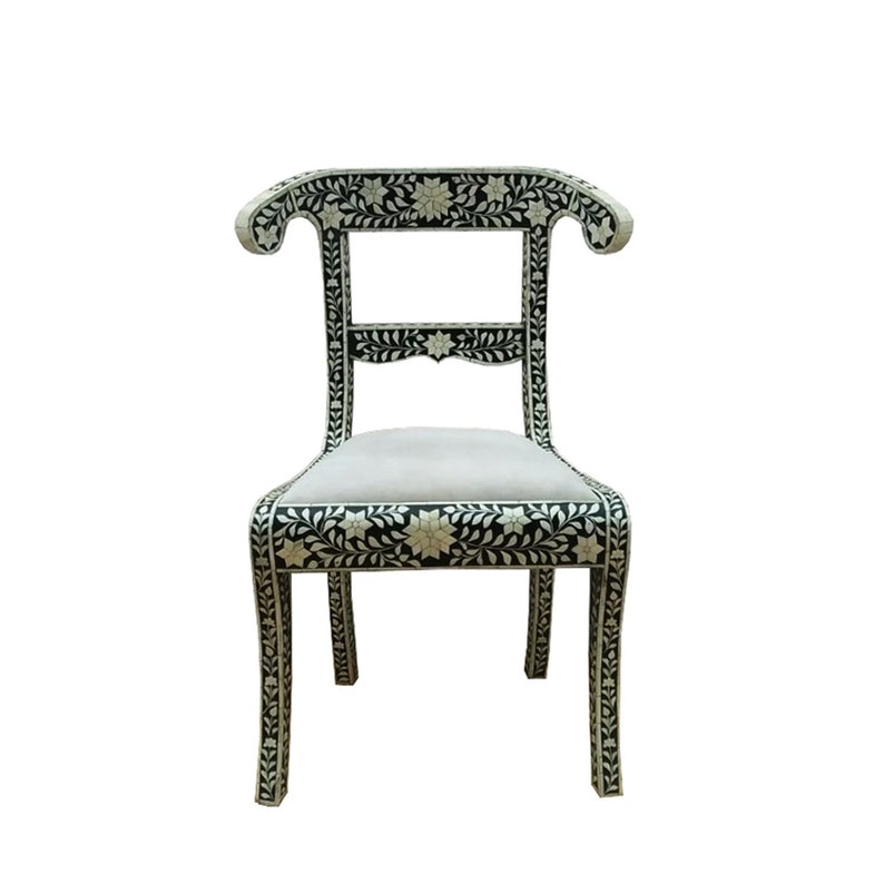 Handmade Bone Inlay Chair Living Room Chairs Dining Chair - Etsy