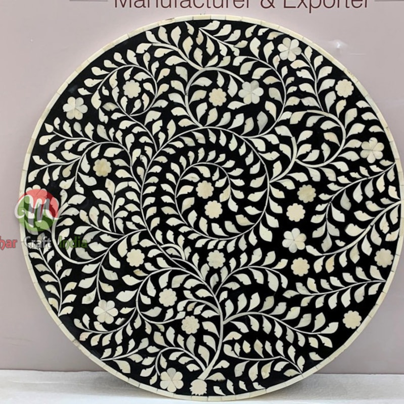 Bone Inlay Table - Etsy