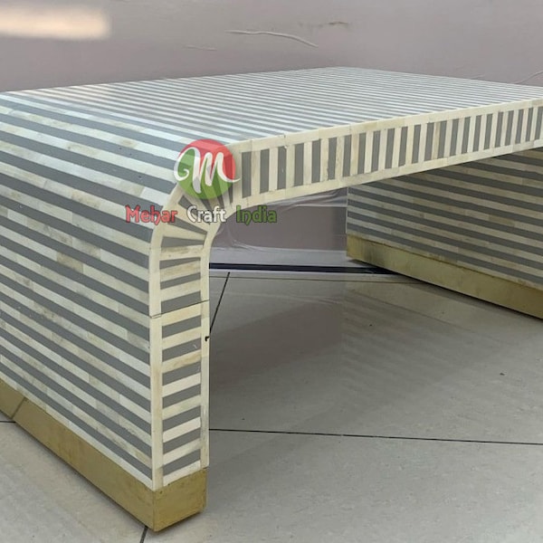 Bone Inlay Table - Etsy