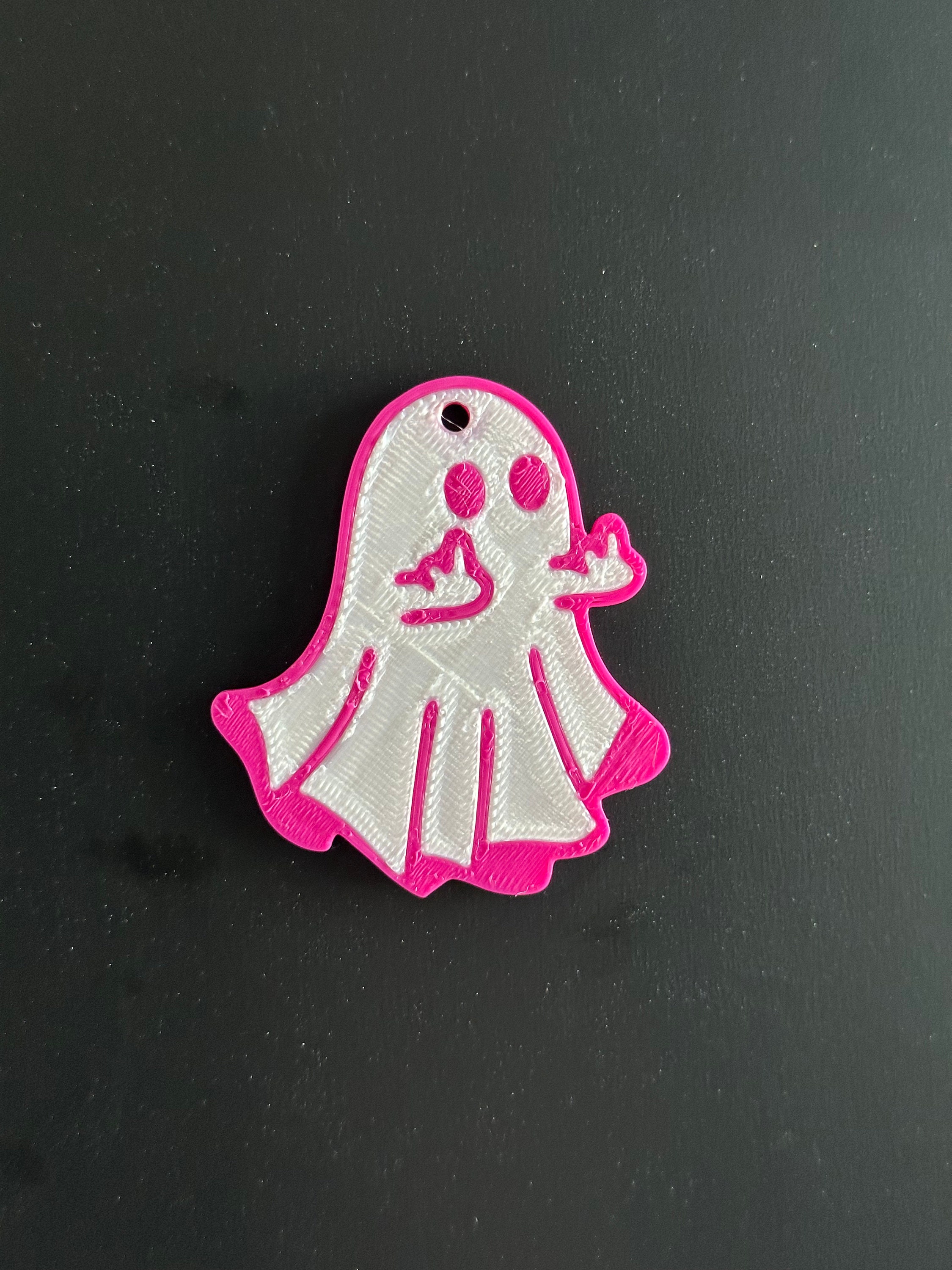 Cute Ghost Keychain Ghost Middle Finger Keychain - Etsy