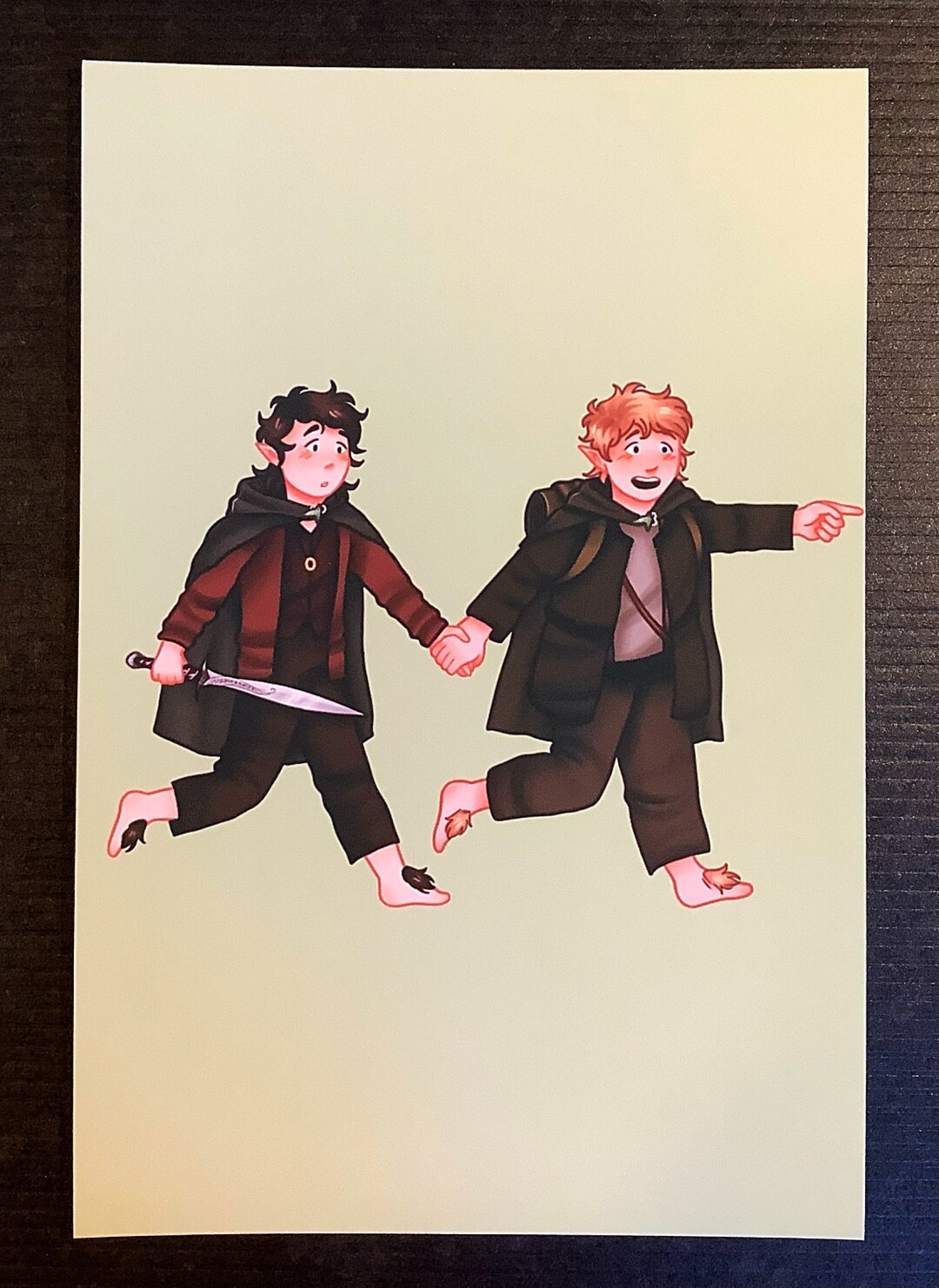 Sam and Frodo Mini Print // 4x6 Glossy Print - Etsy