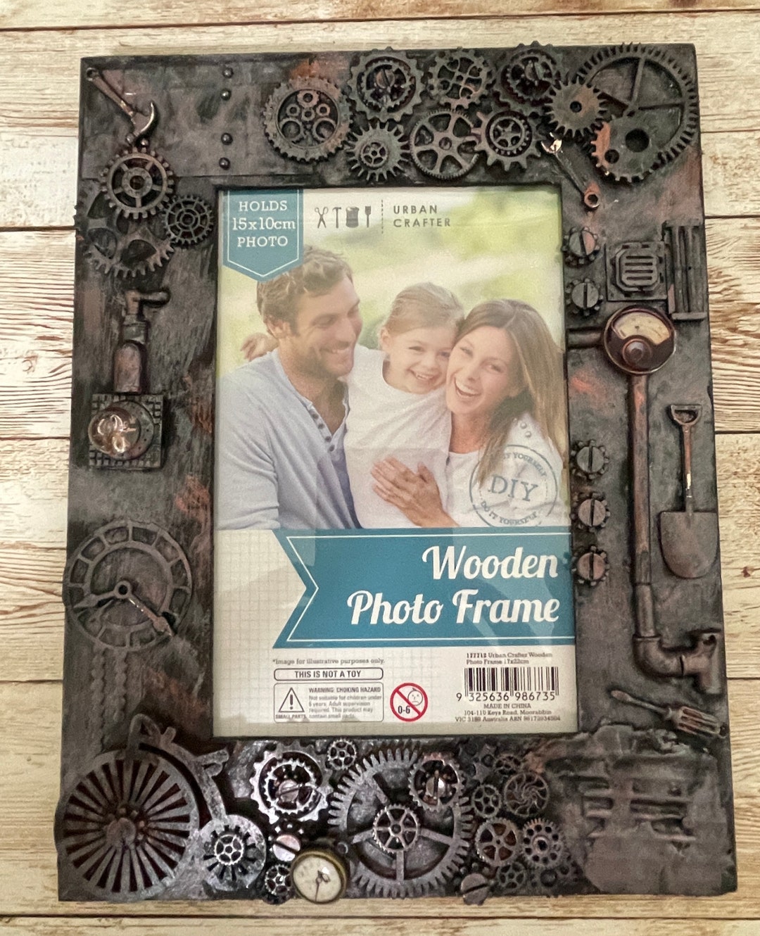 Steampunk Frame Altered Art Frame Industrial Frame Photo - Etsy