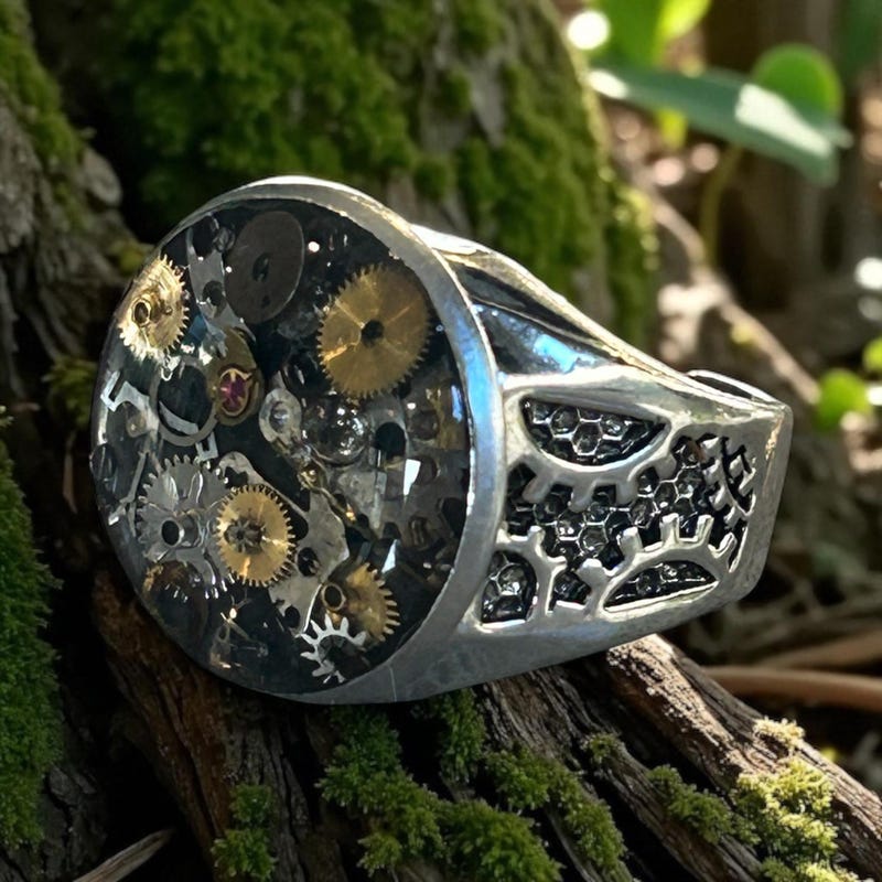 Watch Movement Ring - Etsy