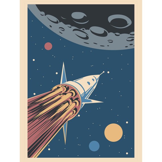 Retro Space Poster