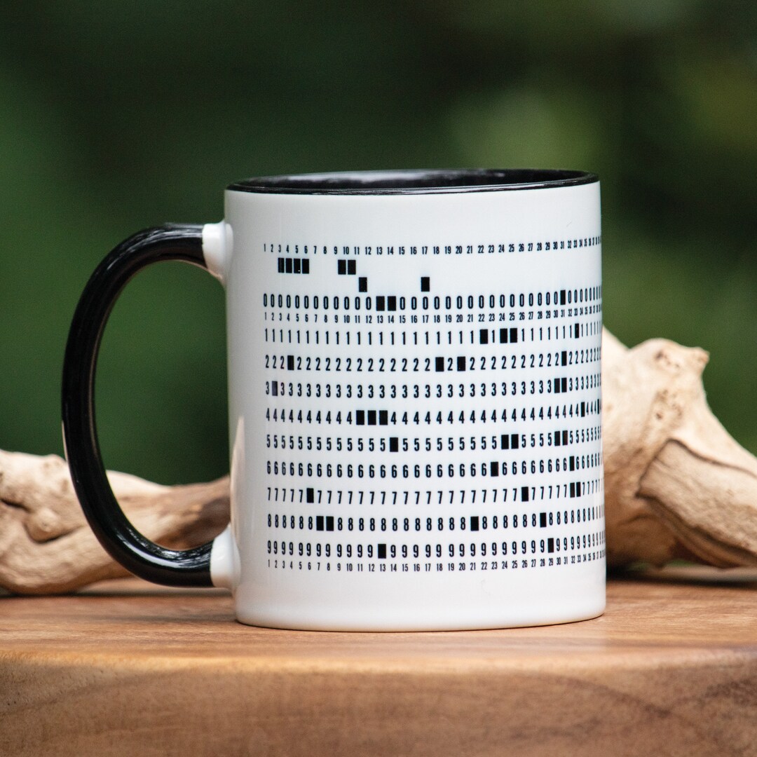 IBM 80 Punch Card Mug Vintage Technology Coffee Mug Retro - Etsy