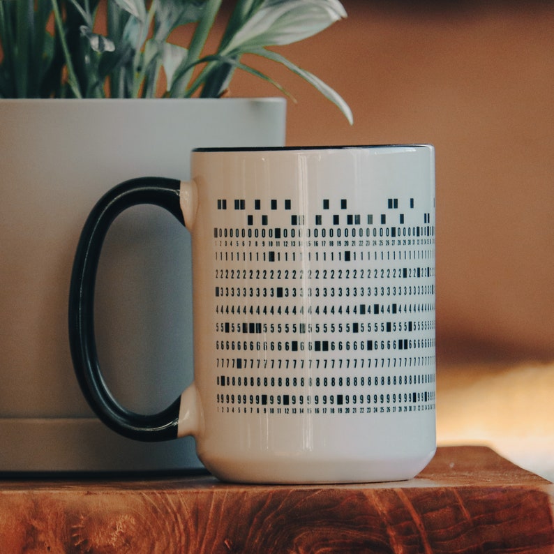 IBM 80 Punch Card Mug Vintage Technology Coffee Mug Retro - Etsy