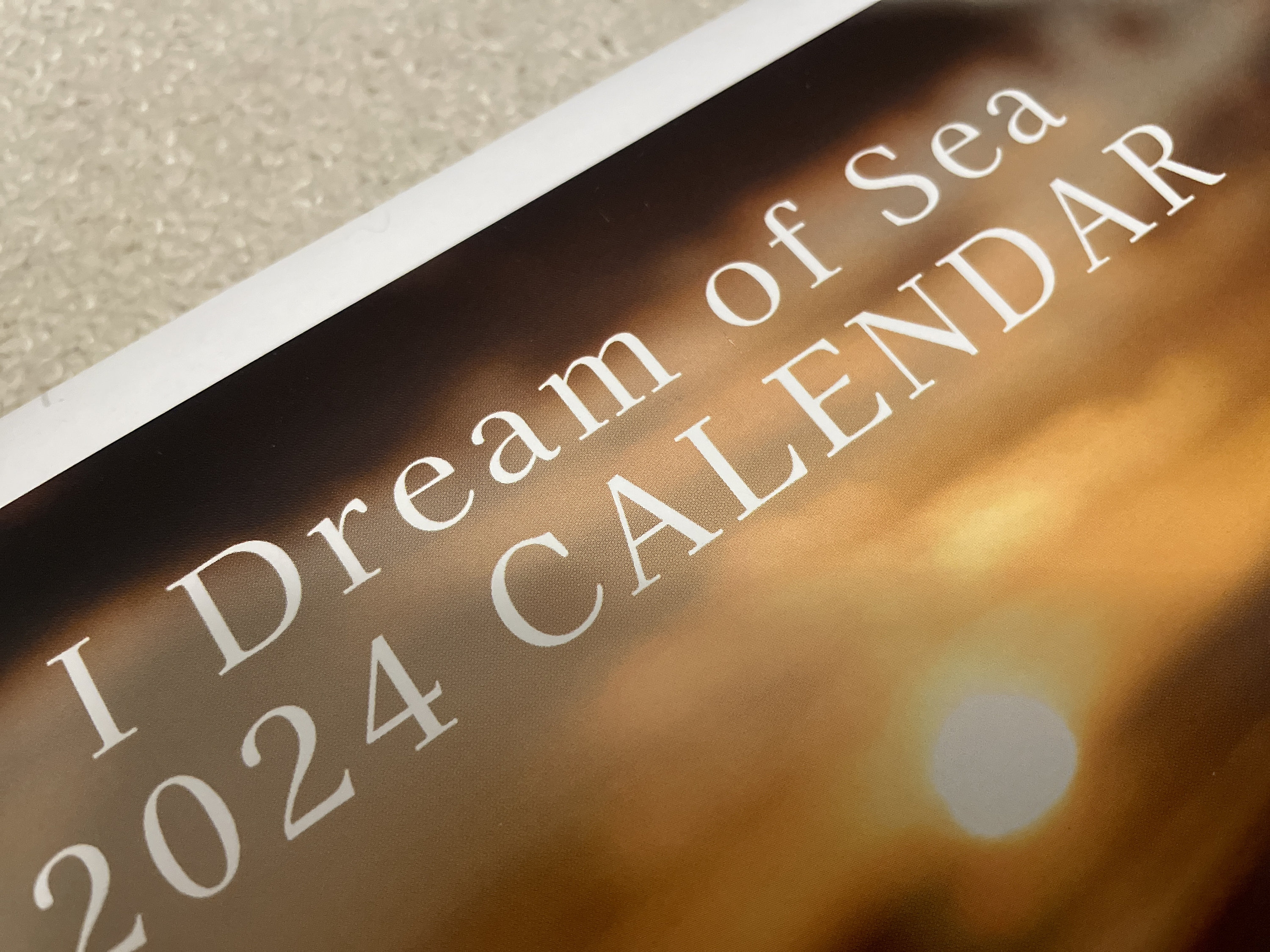 2024 Calendar Oceanscapes 'I Dream of Sea' - Etsy