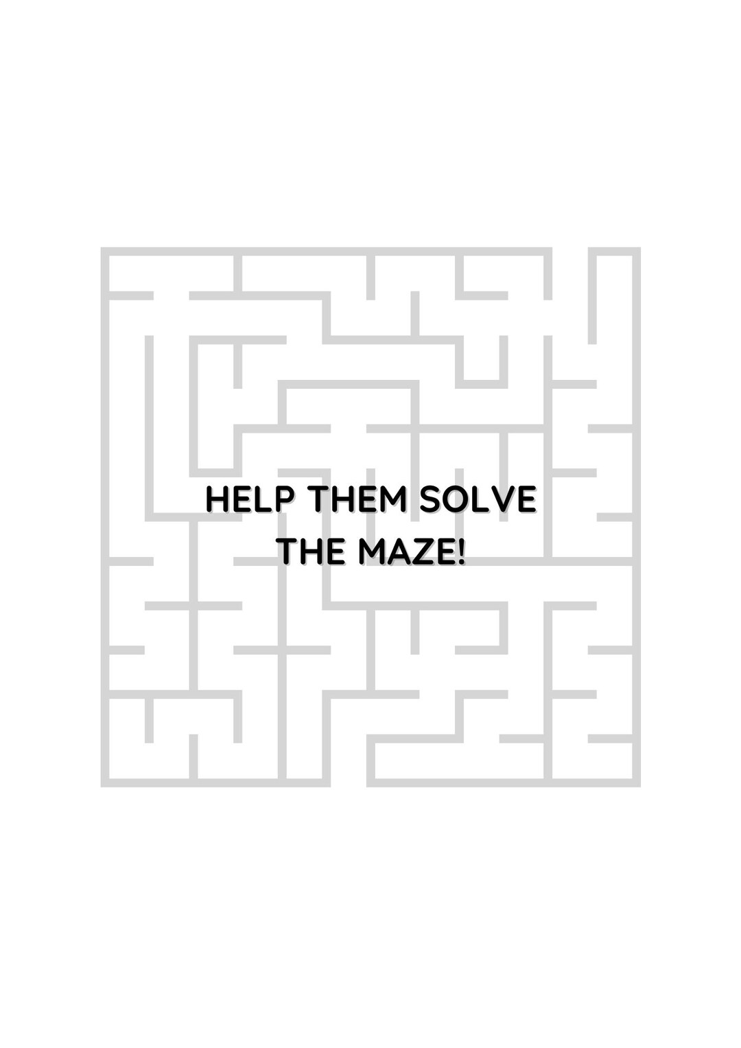 Solve the Maze Worksheet | Maze Activity for Kids | Maze for Pre-school ...