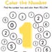 Colorful Preschool Math Number Practice Worksheet | Number Practice for ...