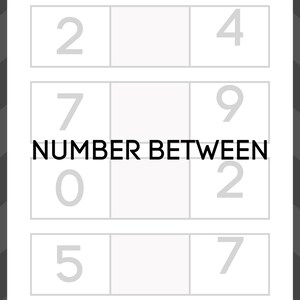 Number Between Activity Worksheet for Kids | Numbers | Counting ...